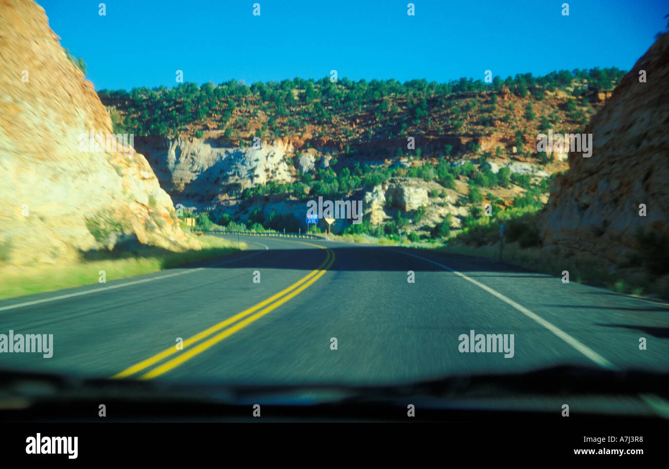 Road in South Utah USA Stock Photo - Alamy