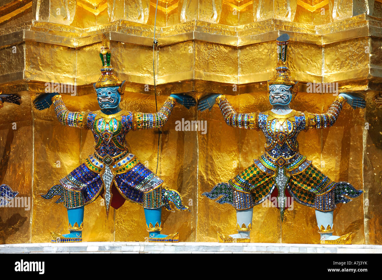 Statue of Demon Yaksha Stock Photo - Alamy