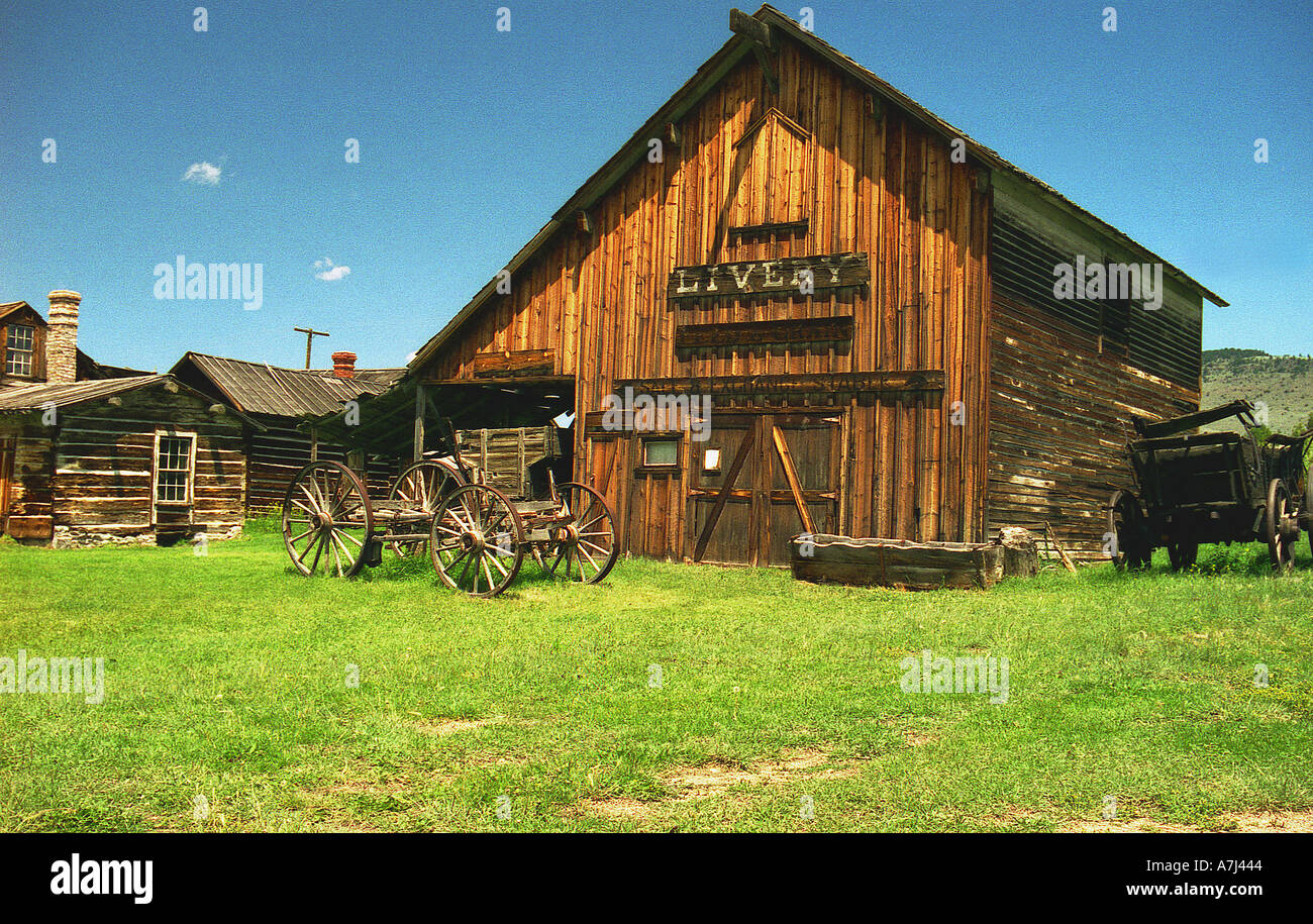 Livery old west town hi-res stock photography and images - Alamy