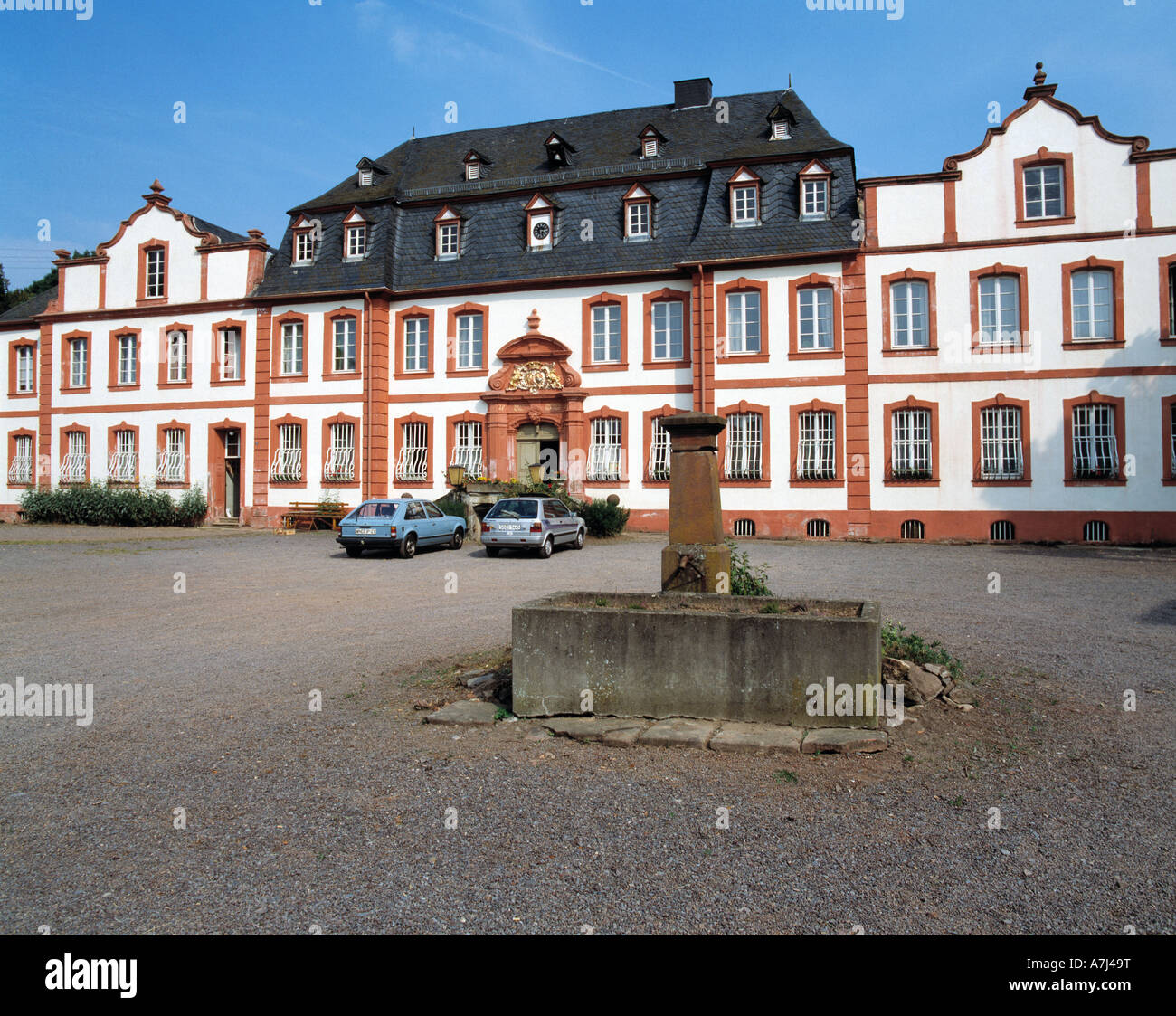 Barockschloss Muenchweiler in Wadern-Muenchweiler, Naturpark Saar ...