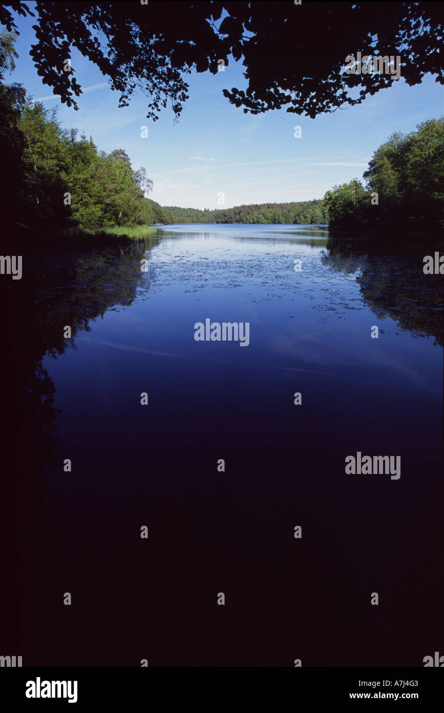 Slaenso (Slåensø) in Juland with very clear water Stock Photo - Alamy