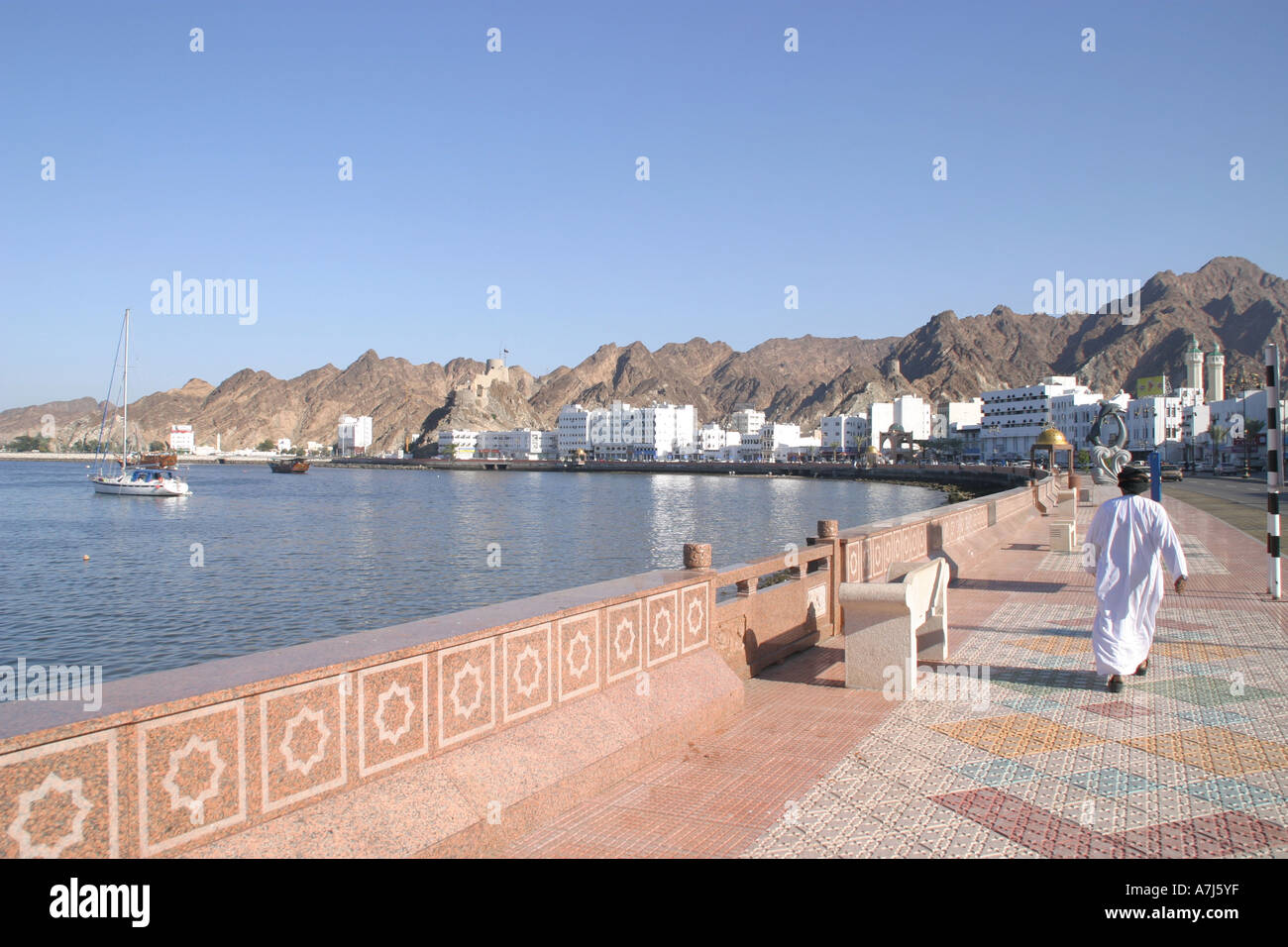 Muscat port area, Oman Stock Photo - Alamy
