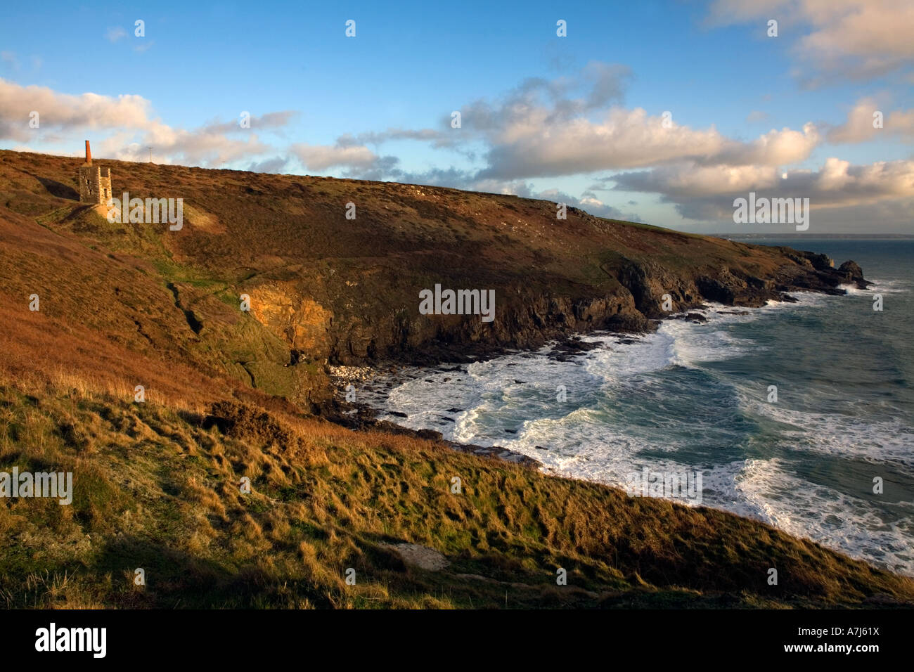 Trewavas Head from Rinsey Head Cornwall Stock Photo - Alamy