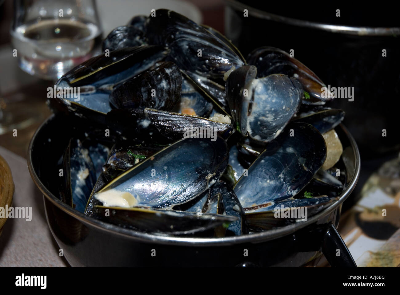 Mussel shells hi-res stock photography and images - Alamy