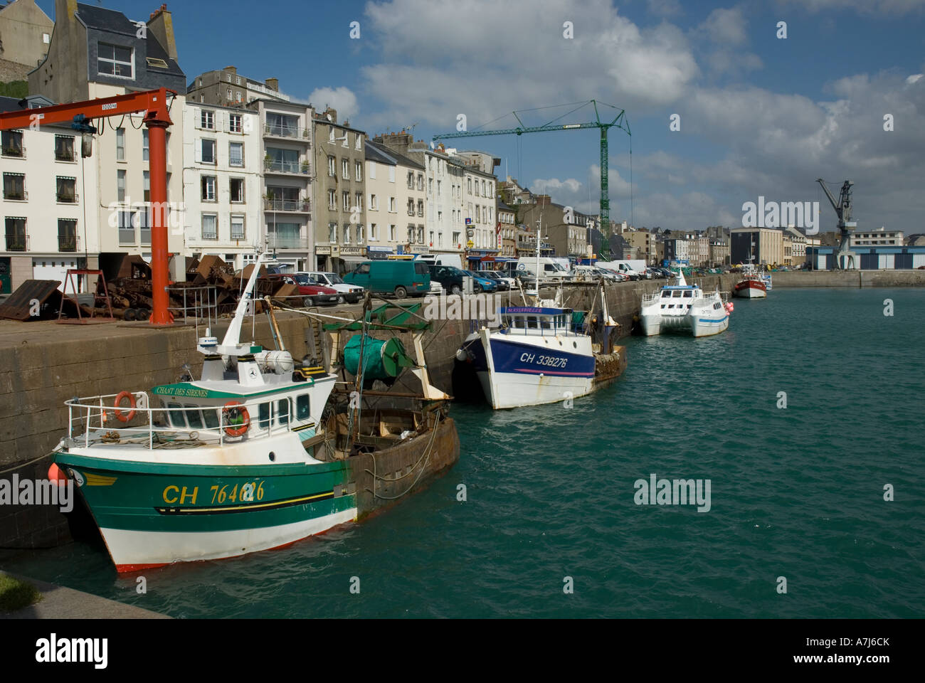 Normandy france fishing fleet hi-res stock photography and images - Alamy