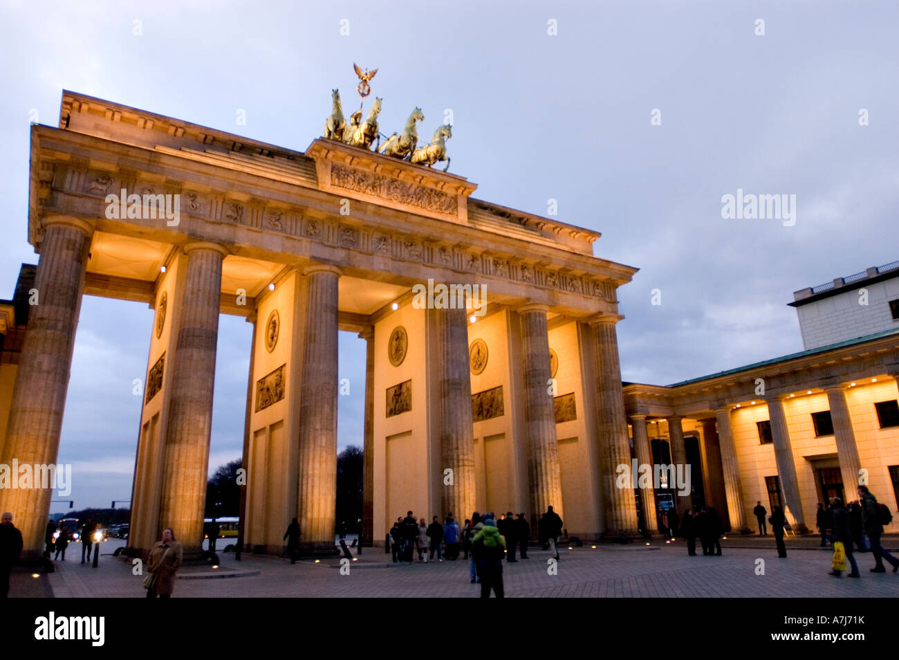 Famous neoclassical brandenburg gate hi-res stock photography and ...