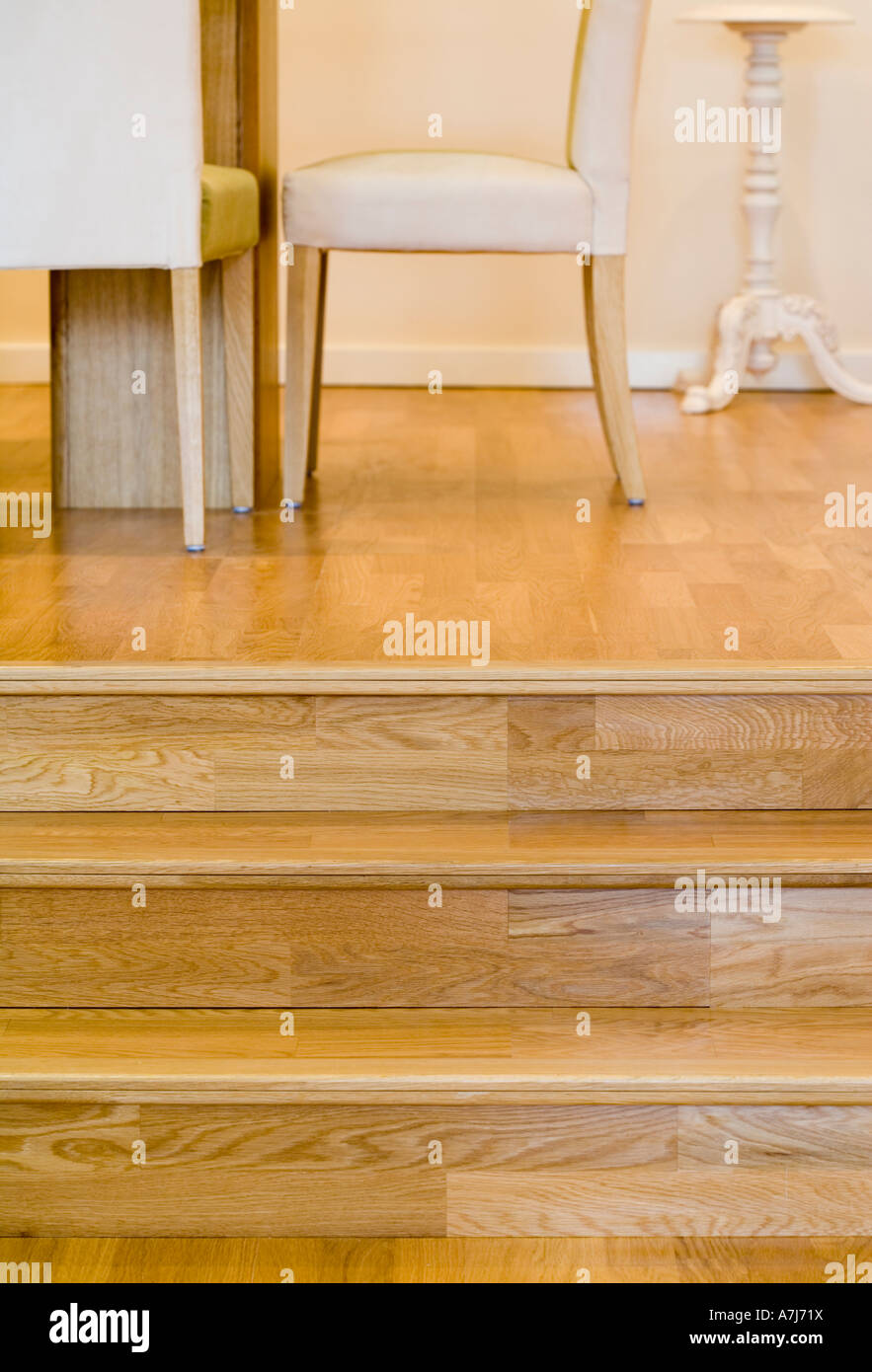 RAISED DINING AREA Stock Photo - Alamy
