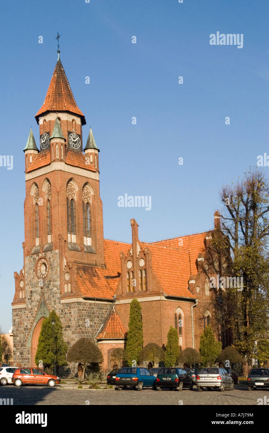 Red Gothic Revival style Church of Holliest Jesus Hearth on market ...