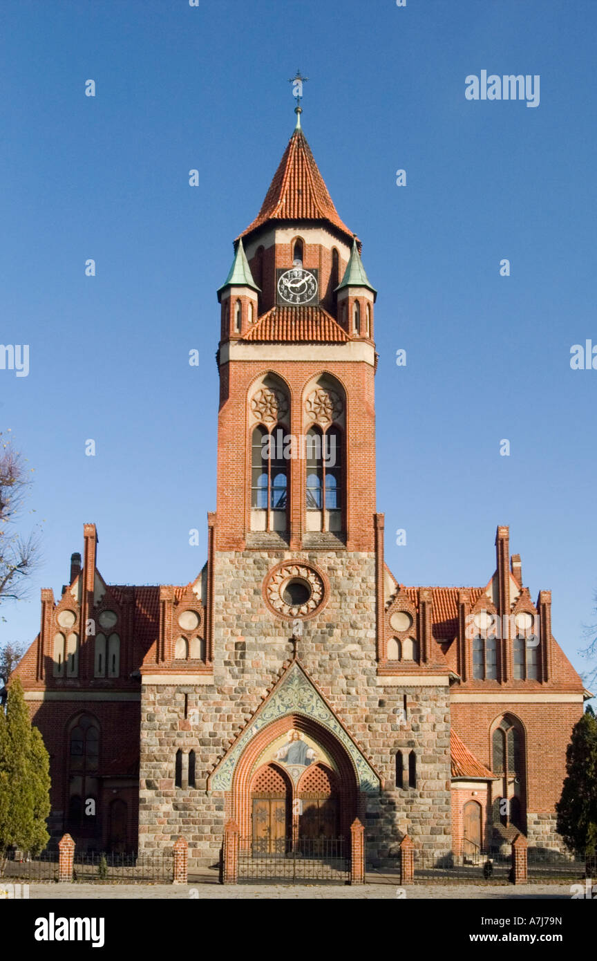 Red Gothic Revival style Church of Holiest Jesus Hearth on market ...