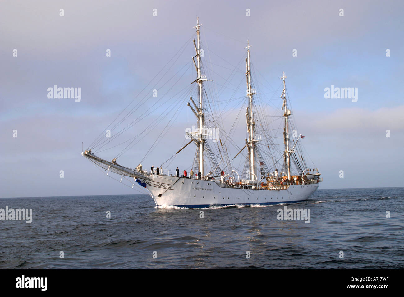 Private sailing yacht in transit, English Channel Stock Photo - Alamy