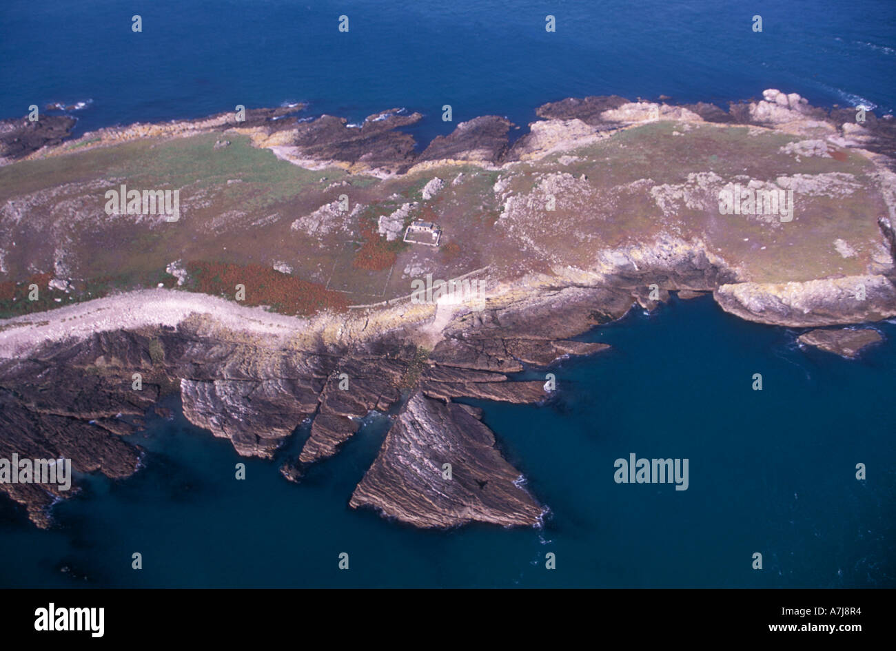 Puffin island aerial hi-res stock photography and images - Alamy