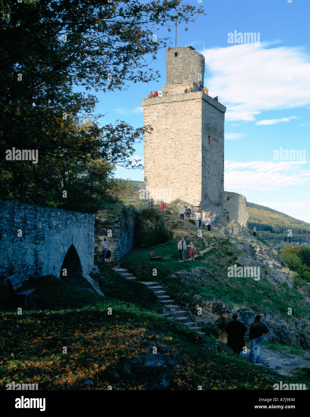 Castle Ruin Falkenstein Stock Photos & Castle Ruin Falkenstein Stock ...
