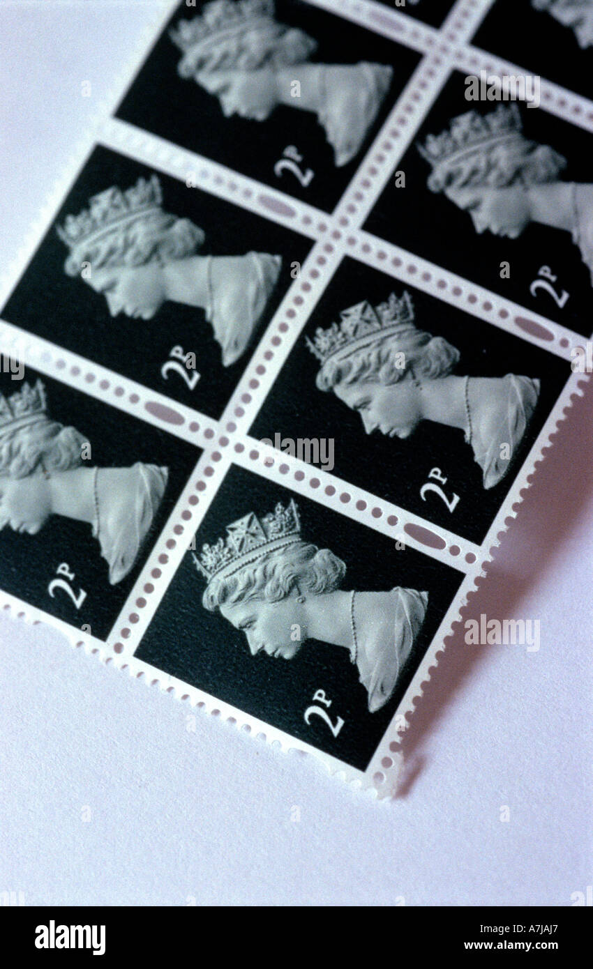 Two penny stamps hi-res stock photography and images - Alamy