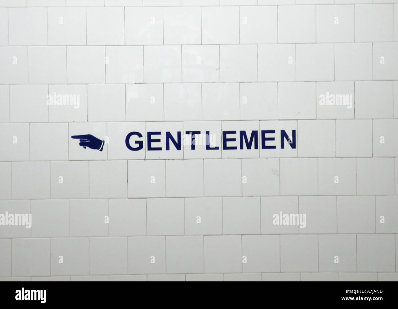 Male toilet sign urinals hi-res stock photography and images - Alamy