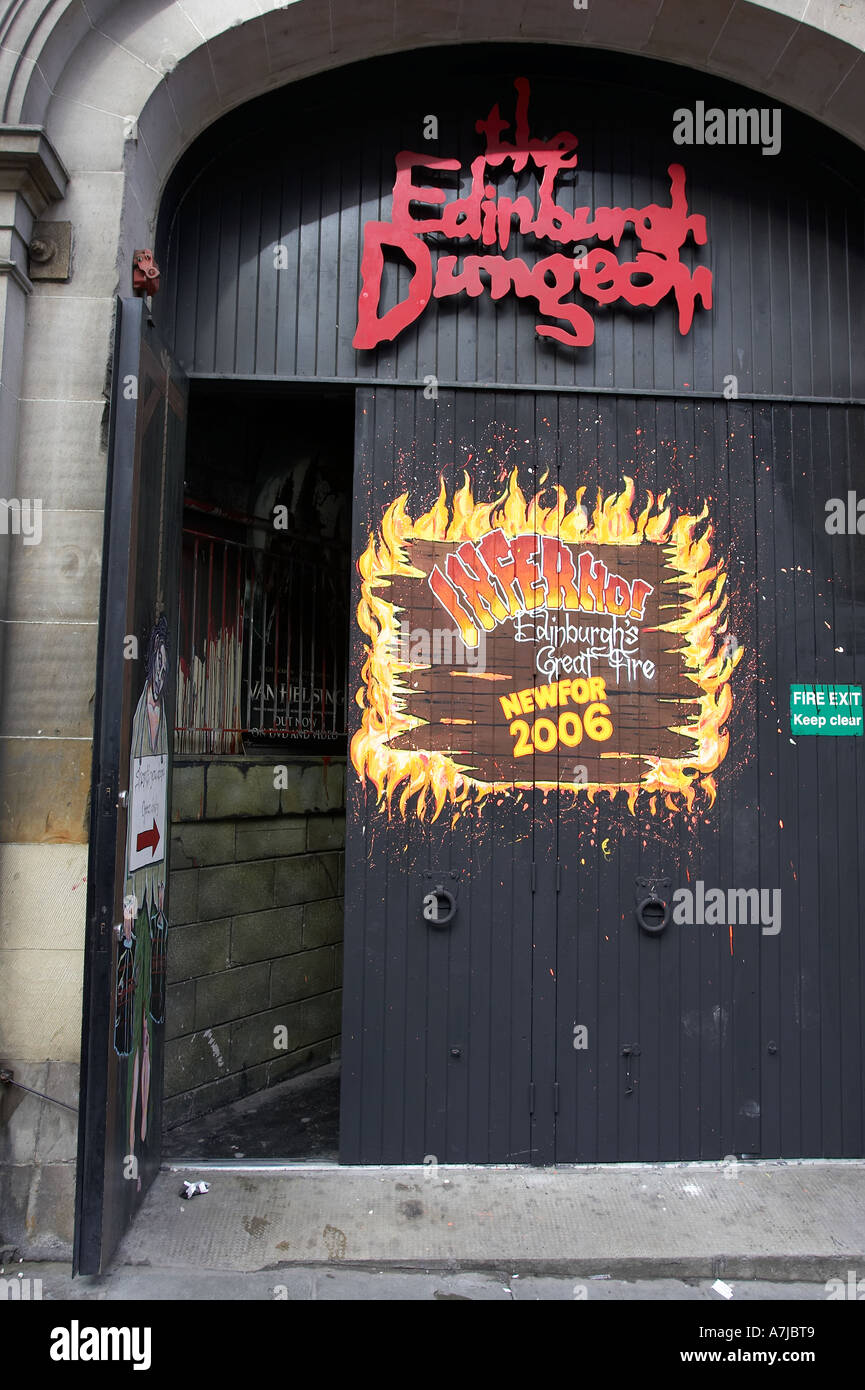 The Edinburgh Dungeon Edinburgh Scotland UK Stock Photo - Alamy