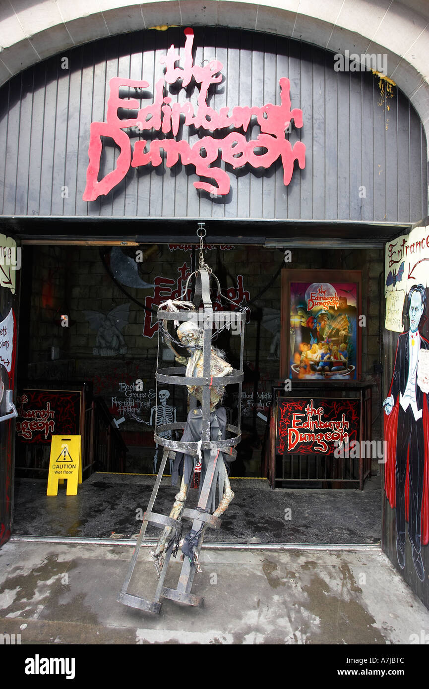 The Edinburgh Dungeon Edinburgh Scotland UK Stock Photo - Alamy