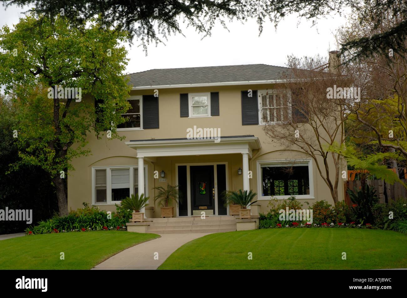 Middle class family home Southern California USA Stock Photo - Alamy