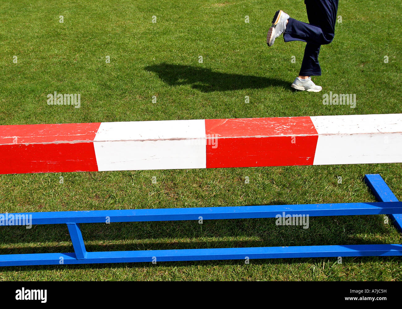 Trainning on a running field Stock Photo - Alamy