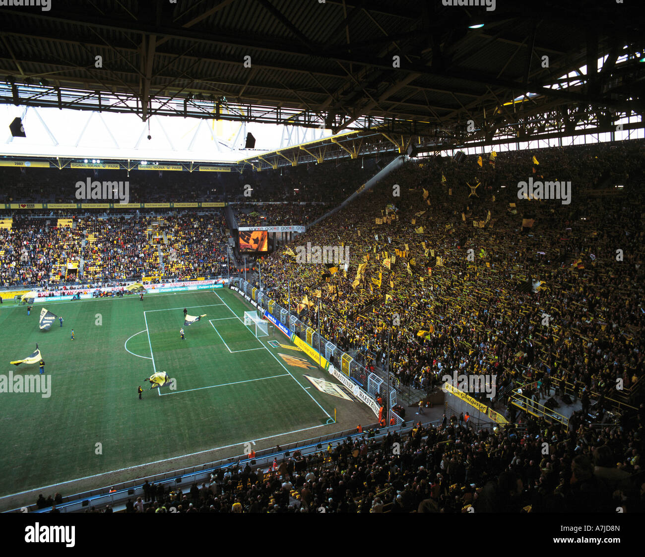 Dortmund stadium aerial hi-res stock photography and images - Alamy