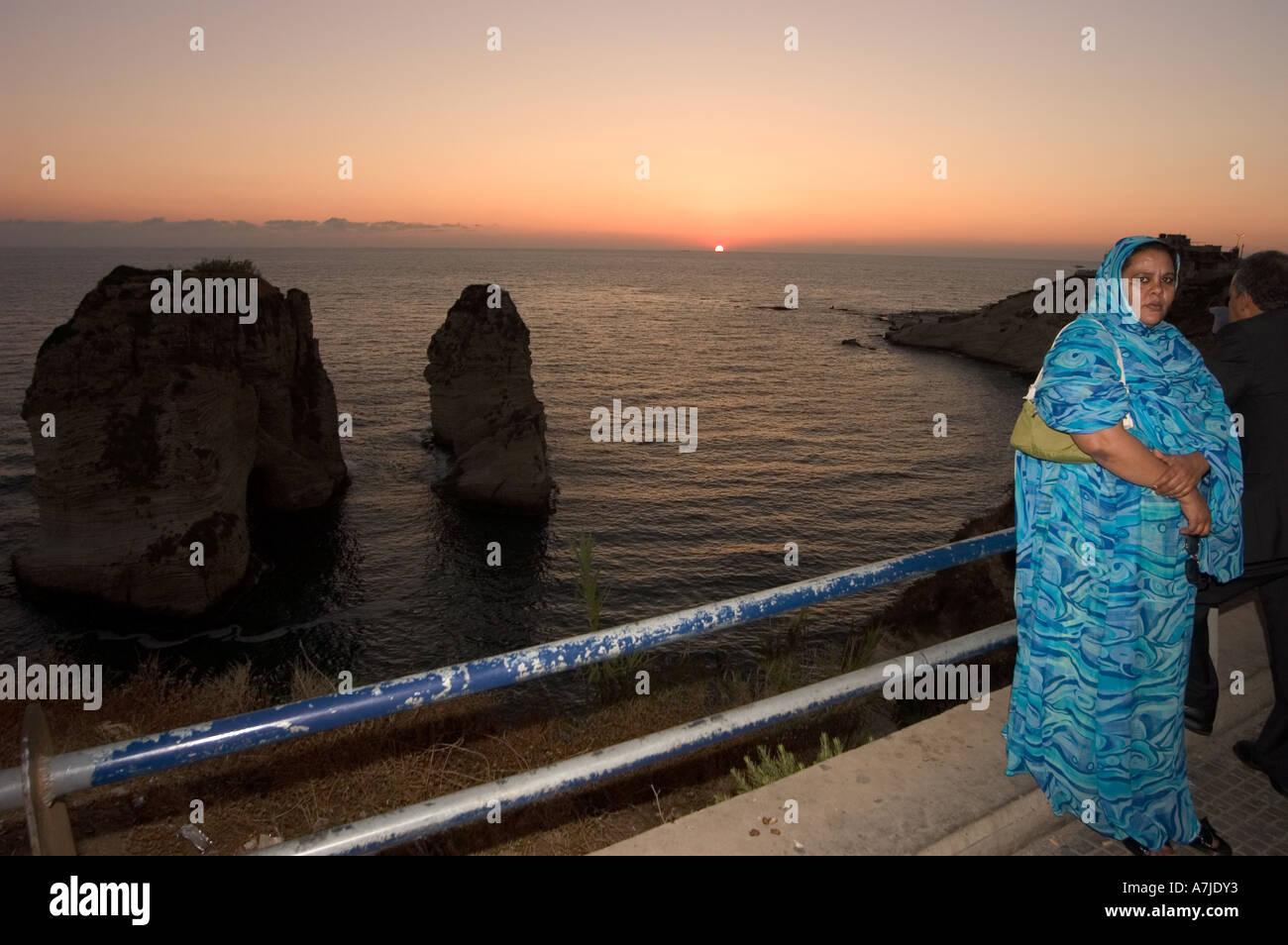 Beirut corniche woman hi-res stock photography and images - Alamy