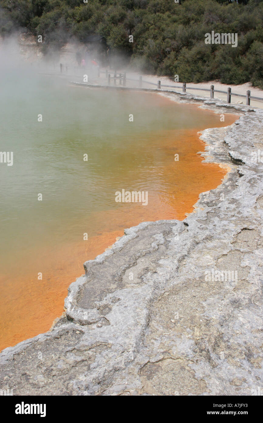 Champagne Pool, Waiotapu Thermal Wonderland Stock Photo - Alamy
