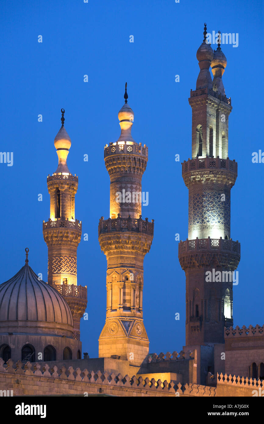 Mosque l Azhar Egypt Stock Photo - Alamy