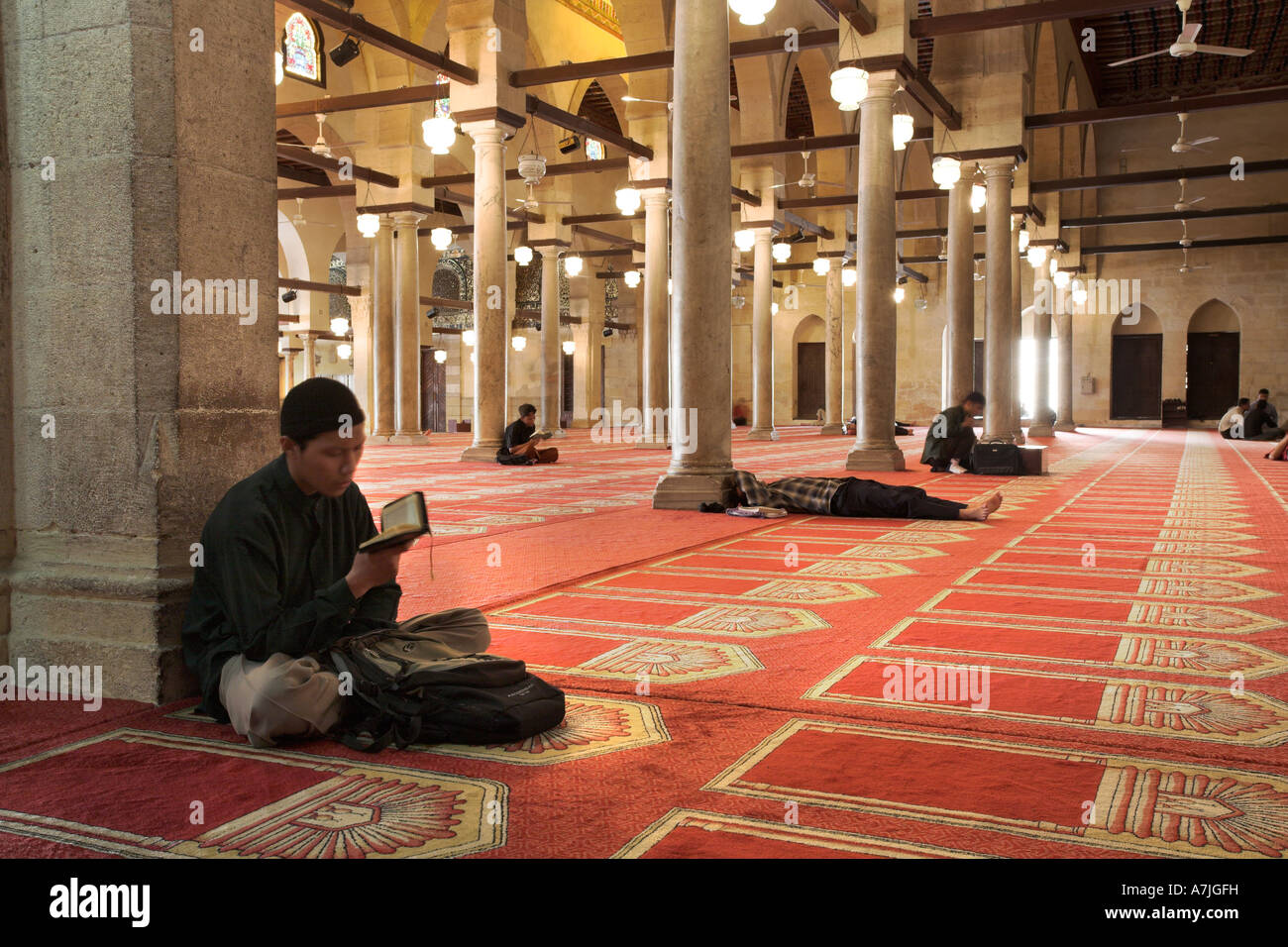 Mosque l Azhar Egypt Stock Photo - Alamy