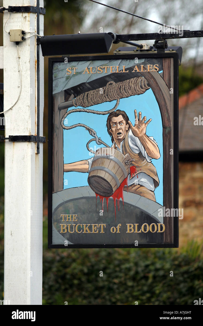 Bucket of blood sign hi-res stock photography and images - Alamy