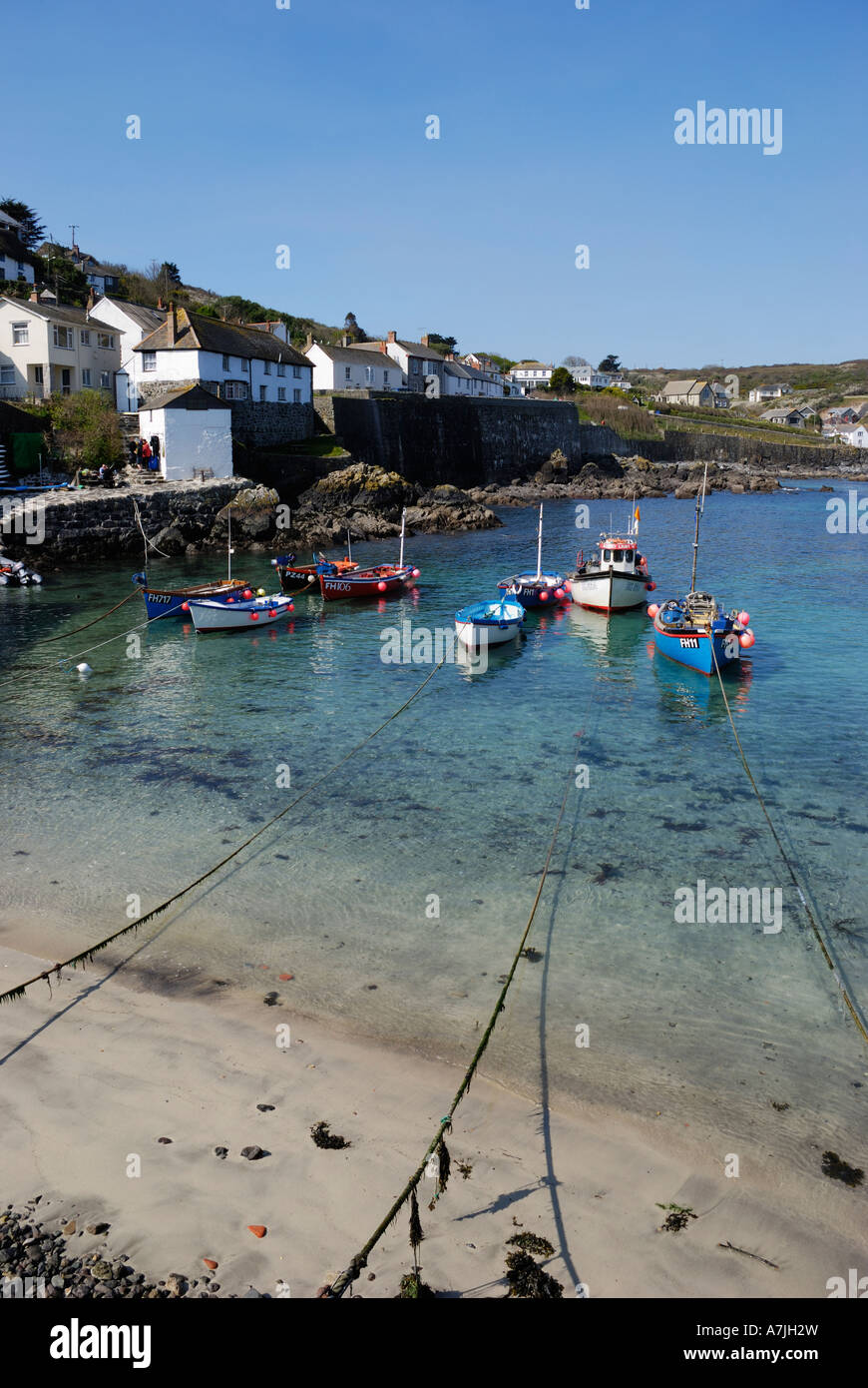 Coverack Cornwall UK Stock Photo - Alamy