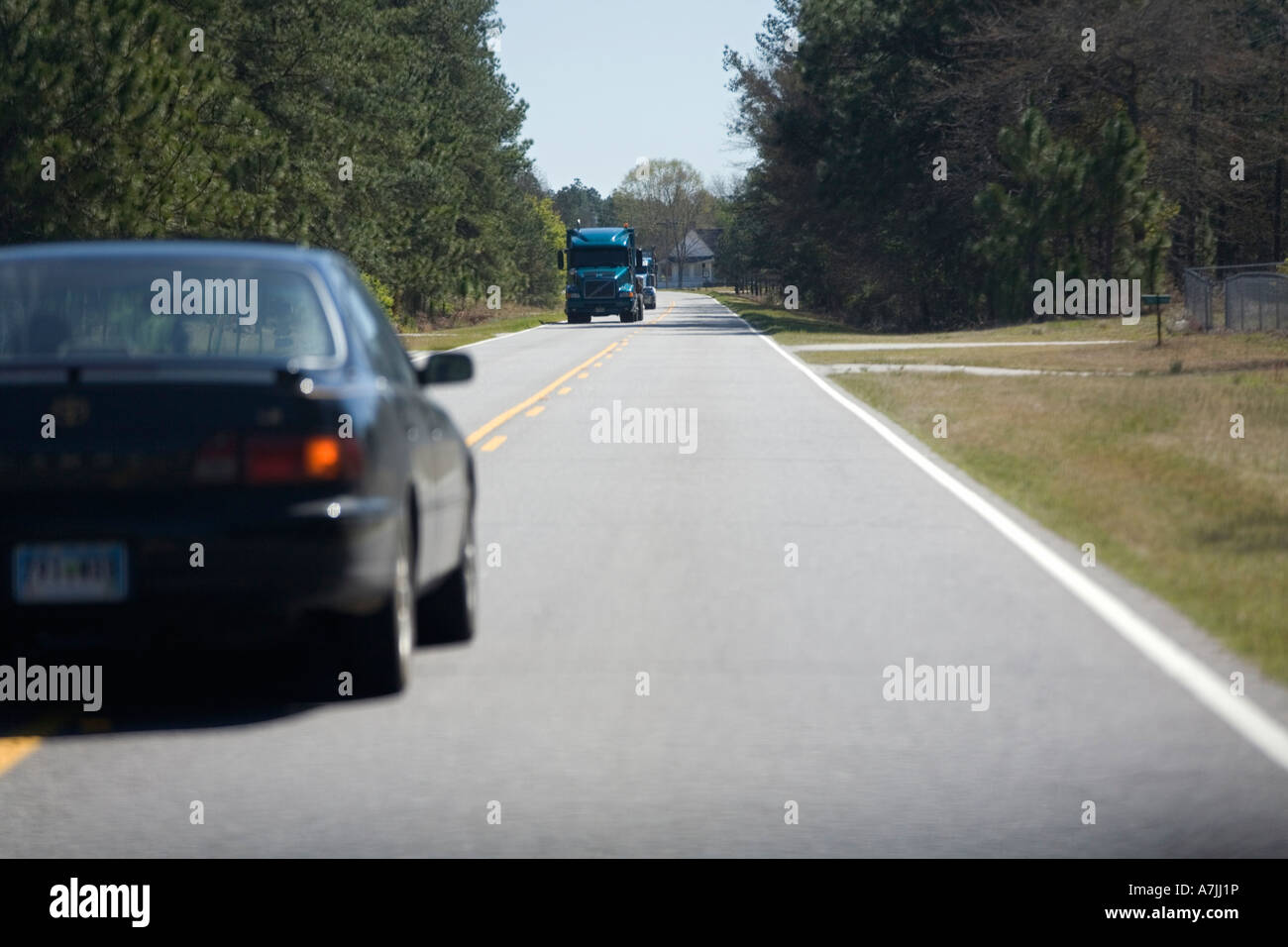 Car overtake hi-res stock photography and images - Alamy