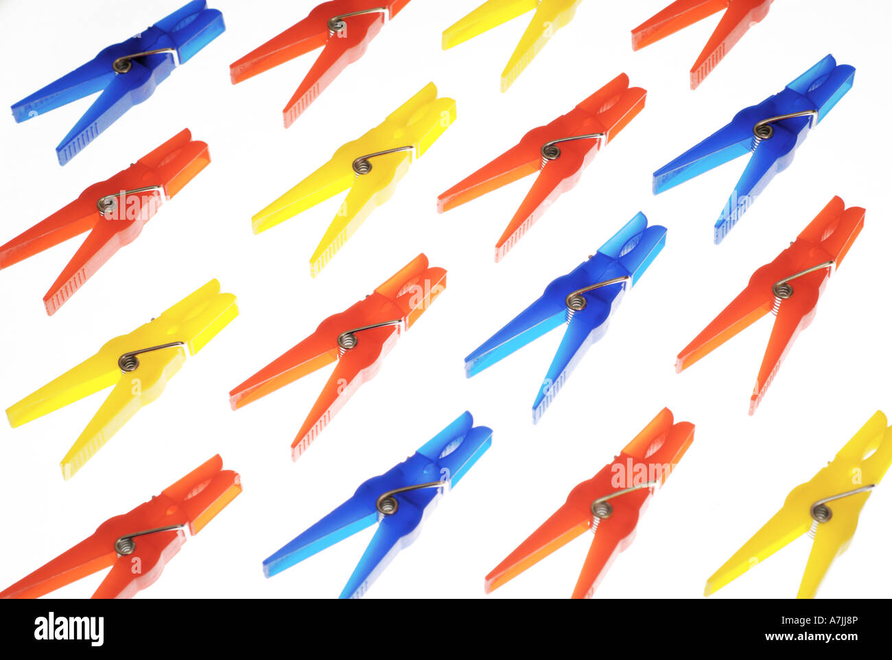 Multi coloured clothes pegs hi-res stock photography and images - Alamy