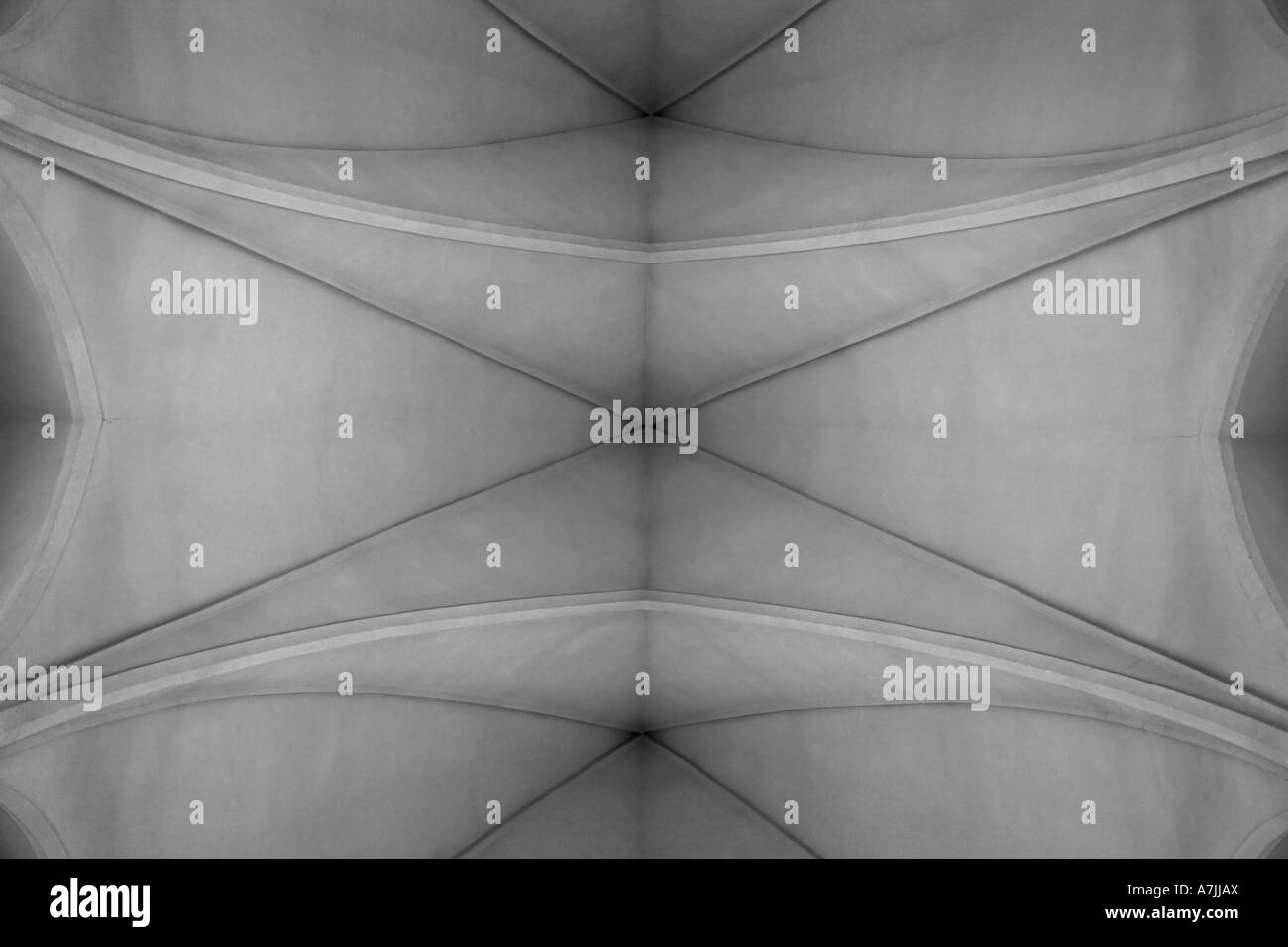 Black and white church ceiling hi-res stock photography and images - Alamy