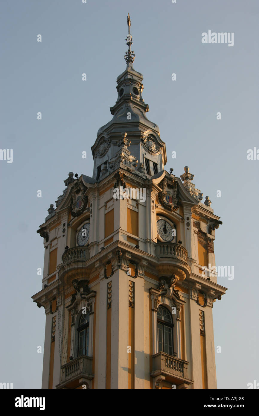 Decorative tower in Cluj Napoca Stock Photo - Alamy