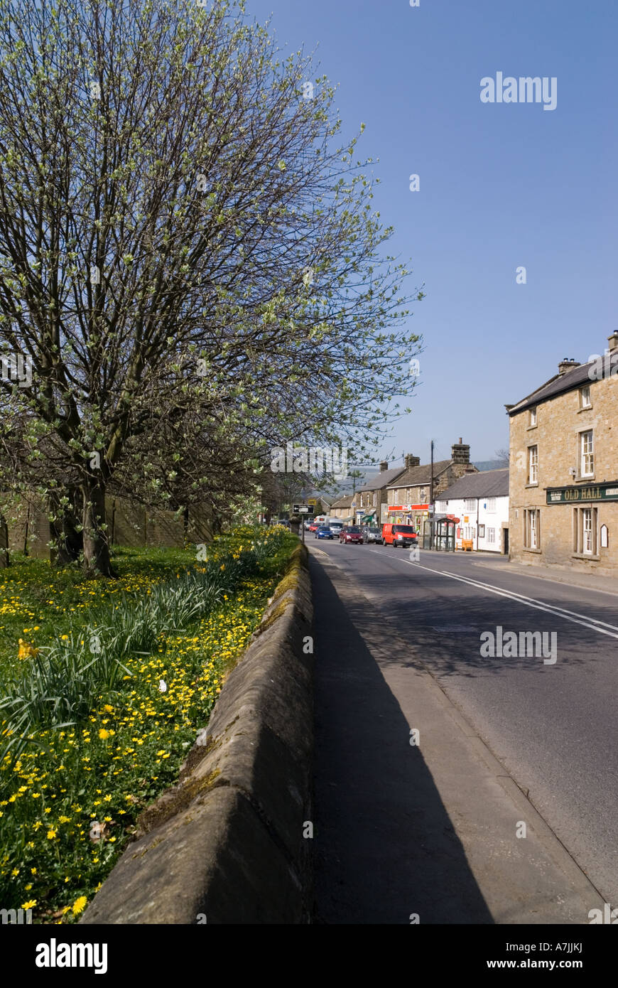 The Village of Hope in Derbyshire Stock Photo - Alamy