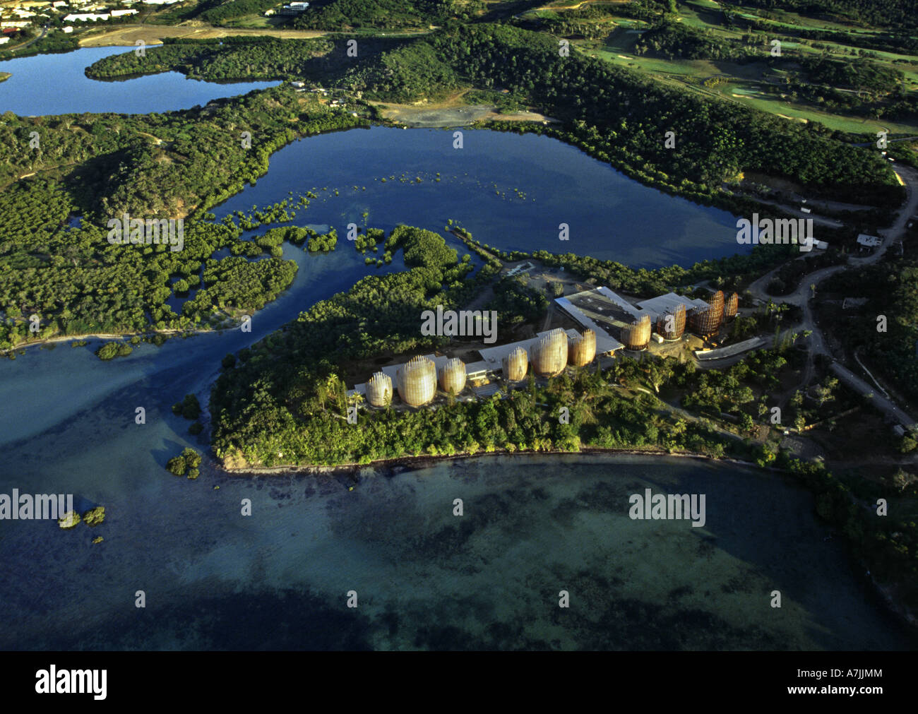 Tjibaou cultural center new caledonia hi-res stock photography and ...