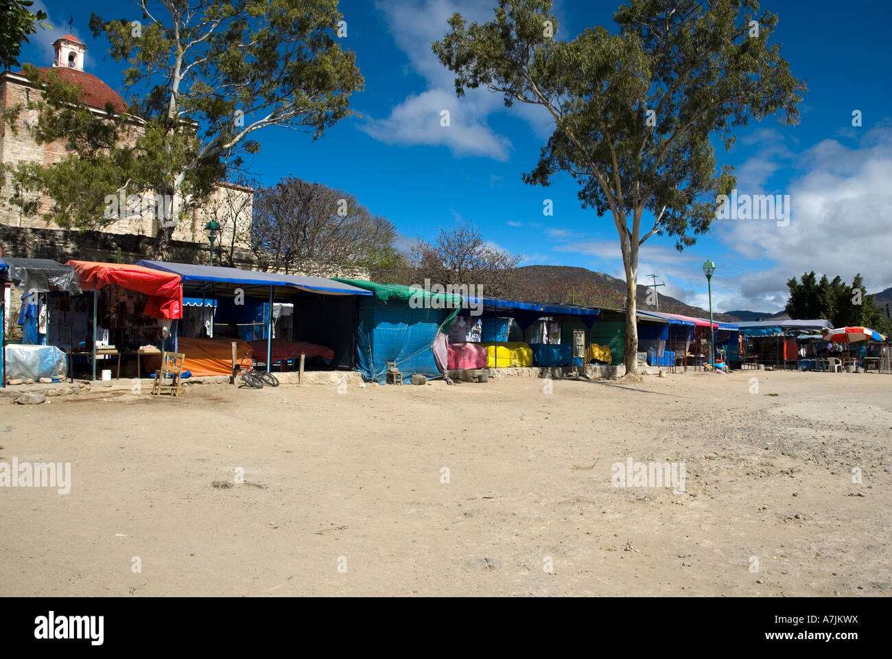 Mitla square - Oaxaca - Mexico Stock Photo - Alamy