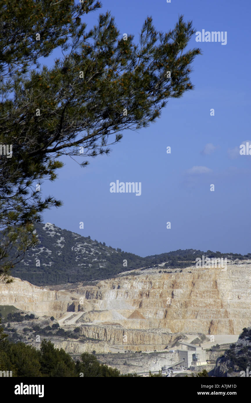 Rock quarry operations hi-res stock photography and images - Alamy