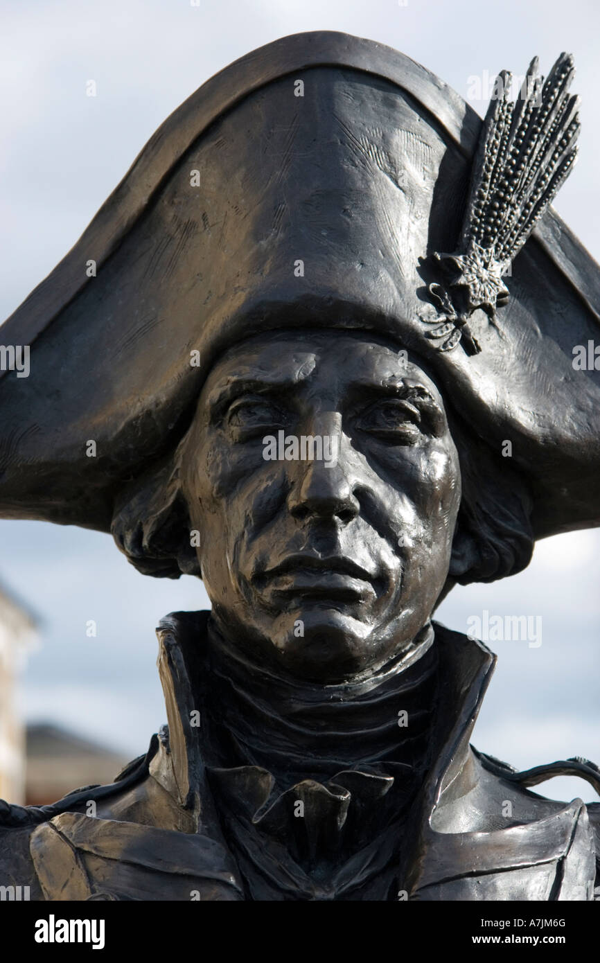 Statue of Nelson at Greenwich London England Stock Photo - Alamy