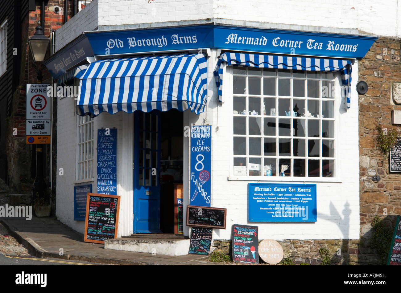 The Old Borough Arms Hotel Rye Sussex England Stock Photo - Alamy