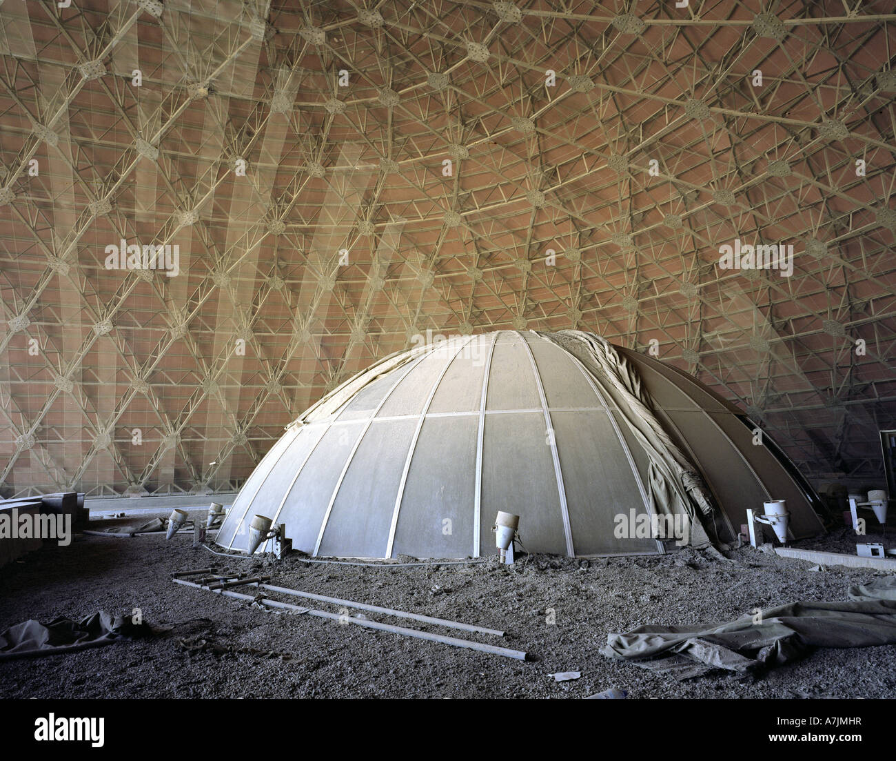 Inside the roof of a palace complex. Baghdad, Iraq, 2003 Stock Photo ...