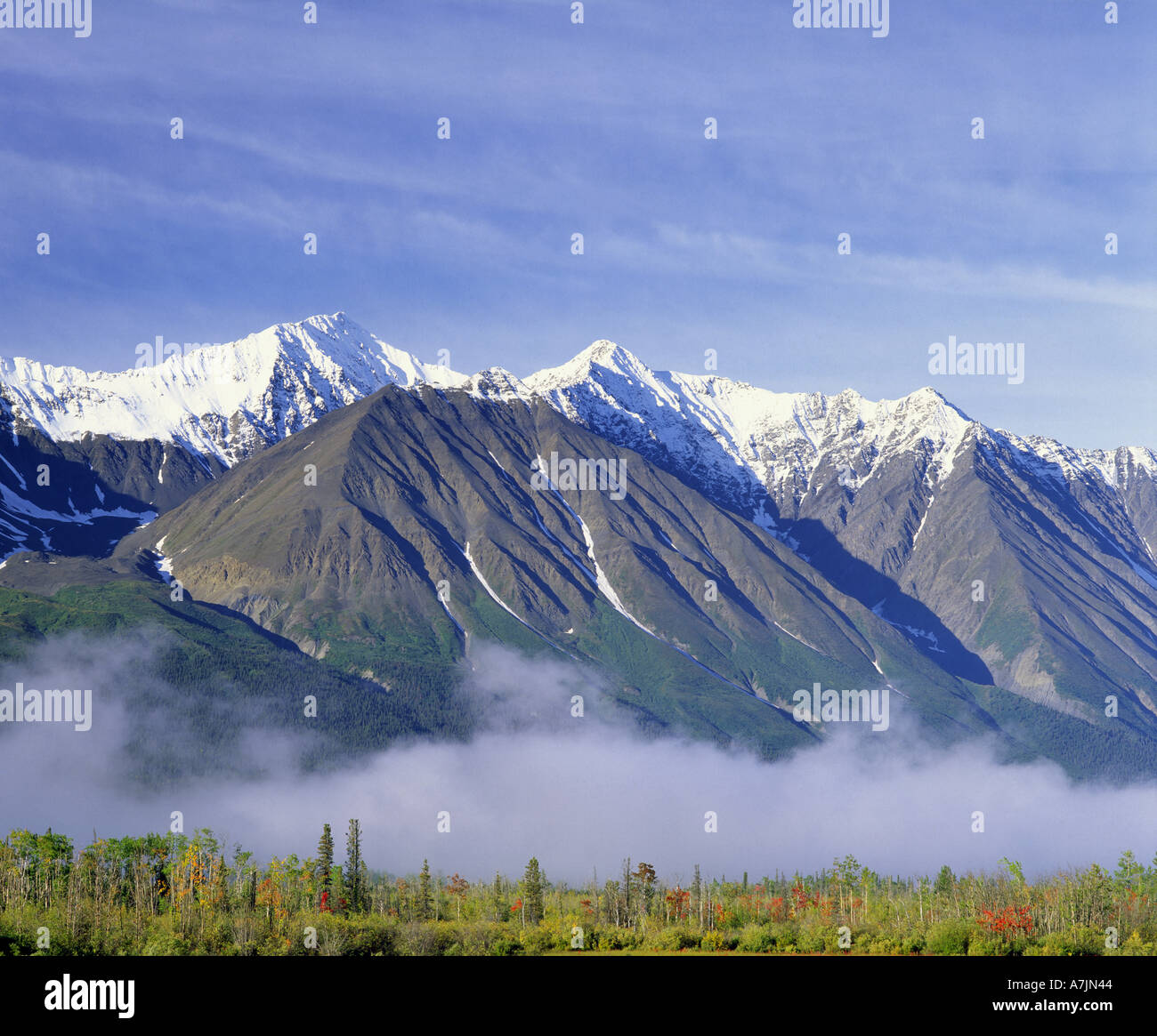 St Elias Mountain Range Kluane National Park Reserve Yukon Territory ...