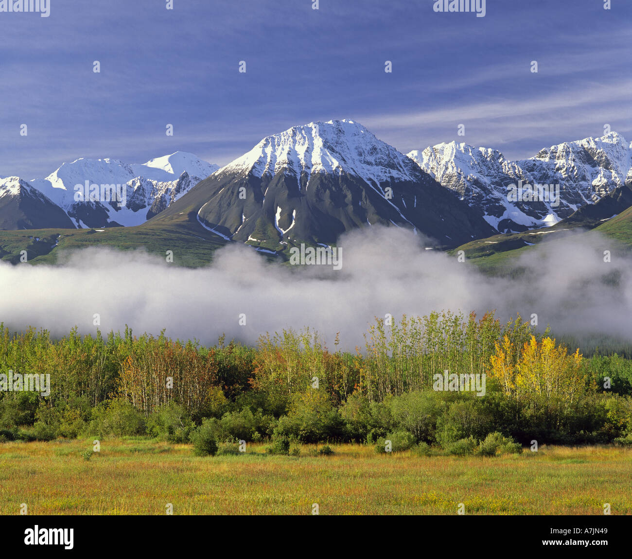 St Elias Mountain Range Kluane National Park Reserve Yukon Territory ...