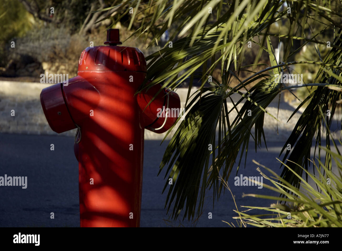 France la ciotat french red fire hydrant Stock Photo - Alamy