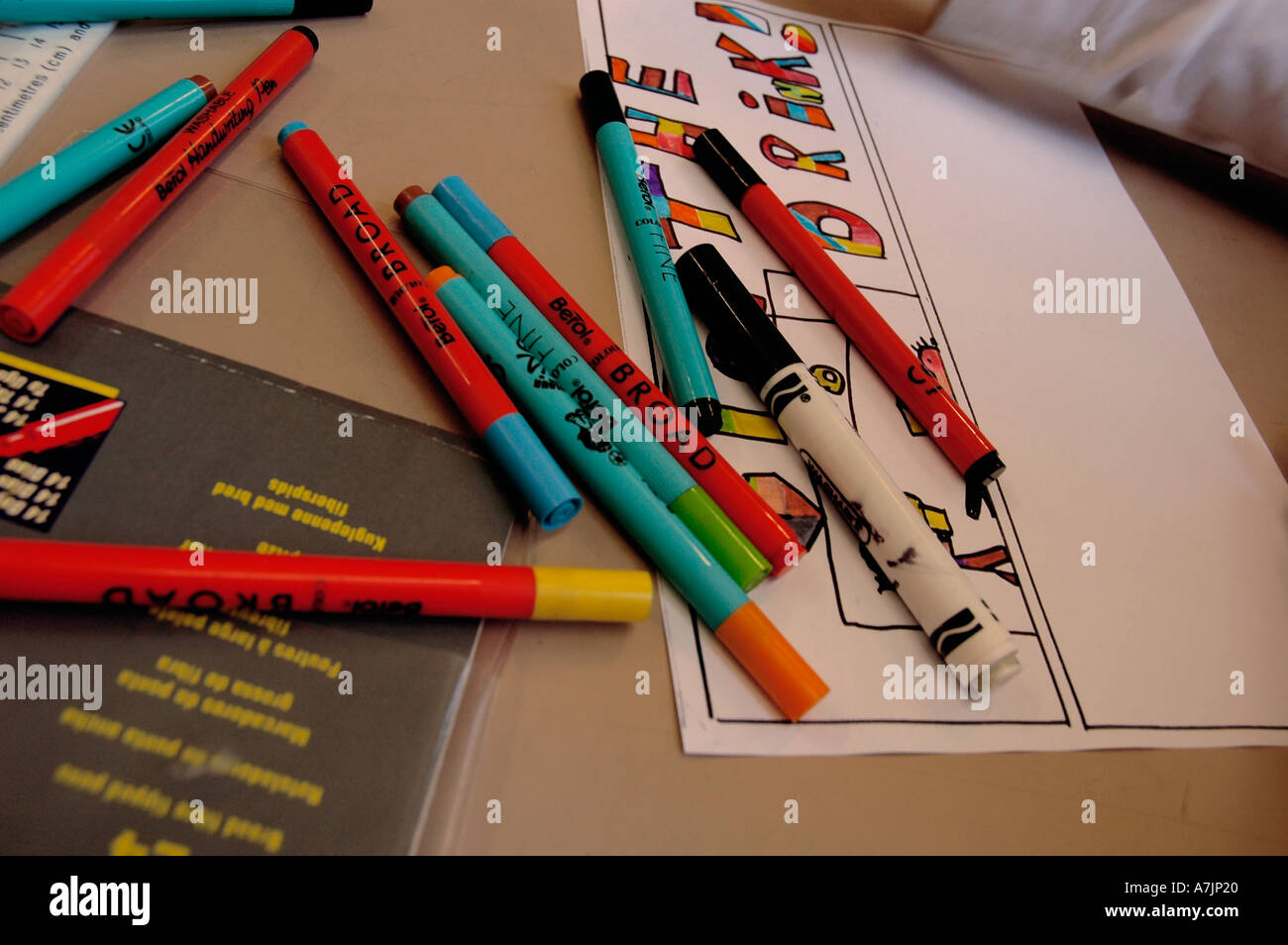 Felt tips hi-res stock photography and images - Alamy