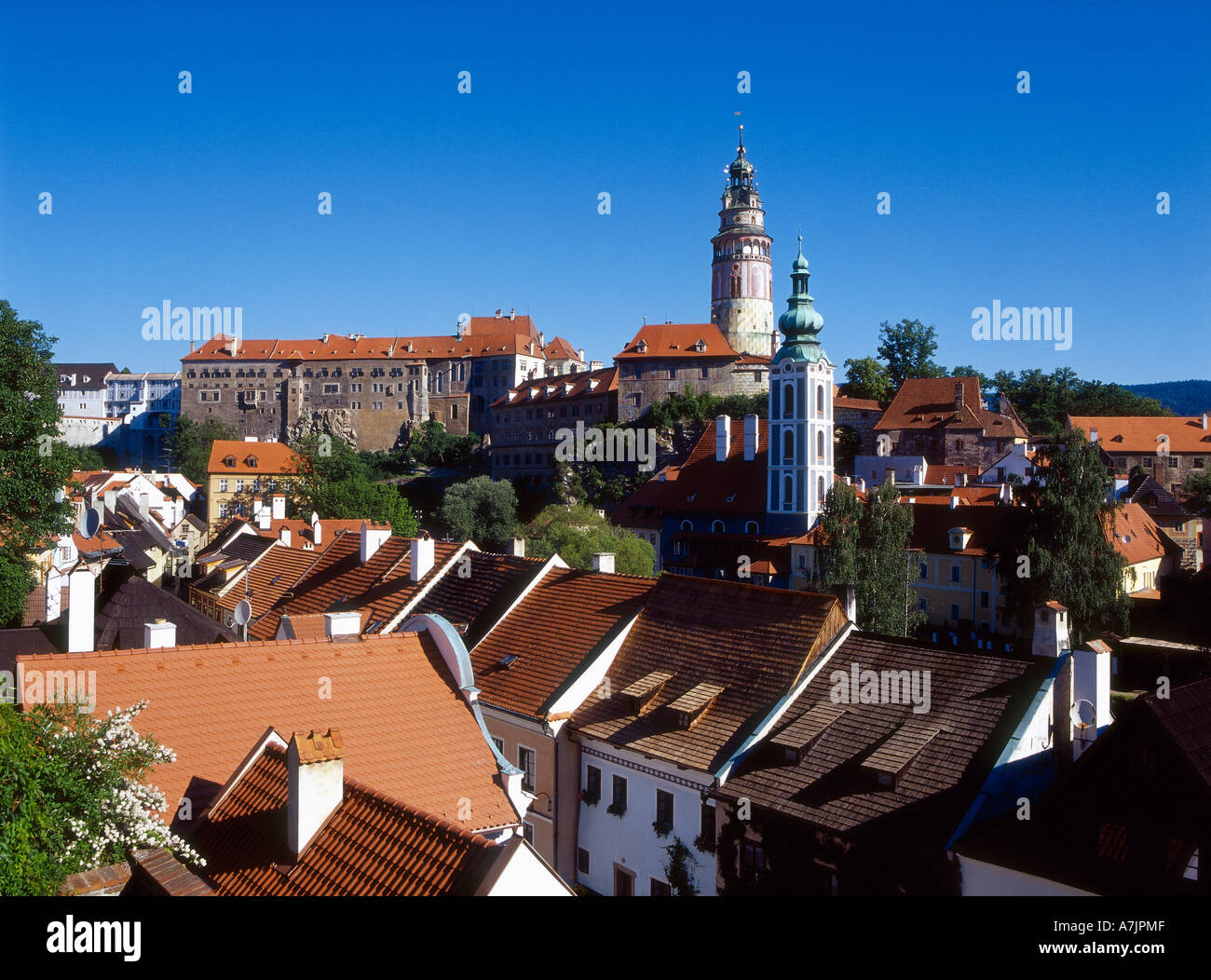 Cesky Krumlov, Castle Stock Photo - Alamy