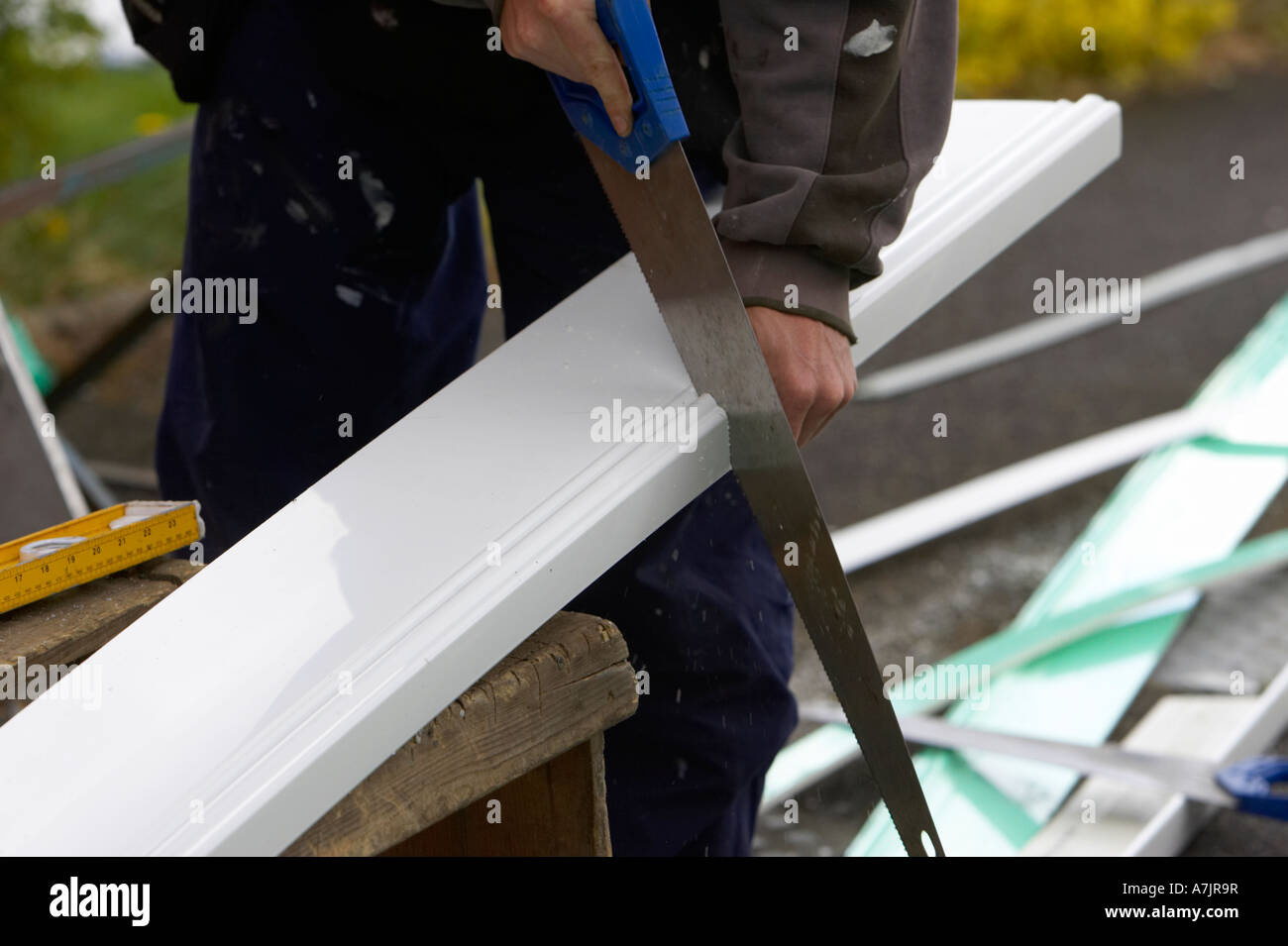 Upvc cutting hi-res stock photography and images - Alamy