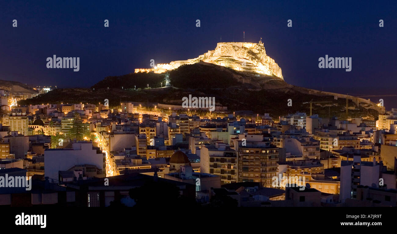 Castillo de Santa Barbara Alicante Spain Europe Stock Photo - Alamy