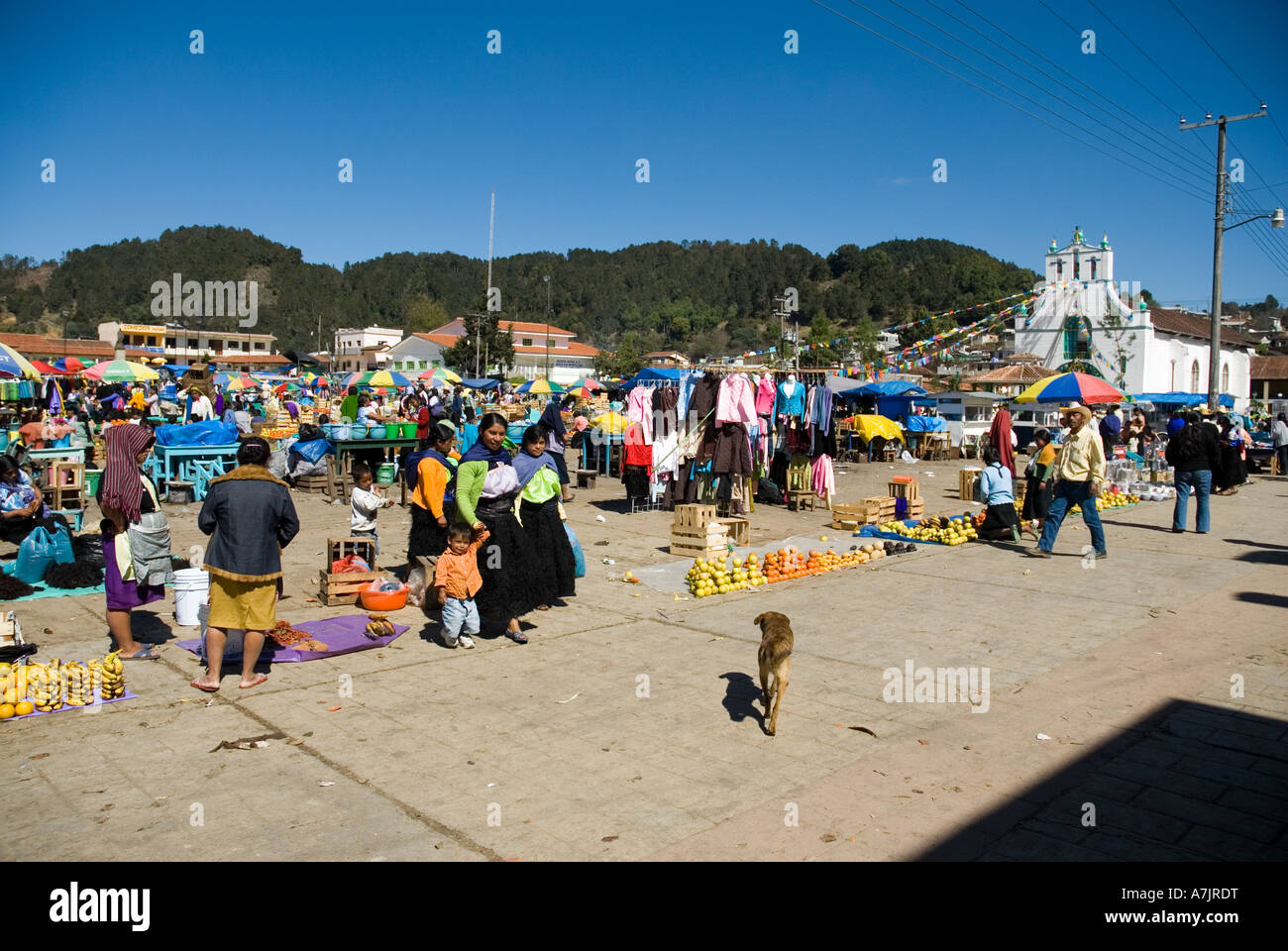 Chiapas - San Juan Chamula market - Mexico Stock Photo - Alamy