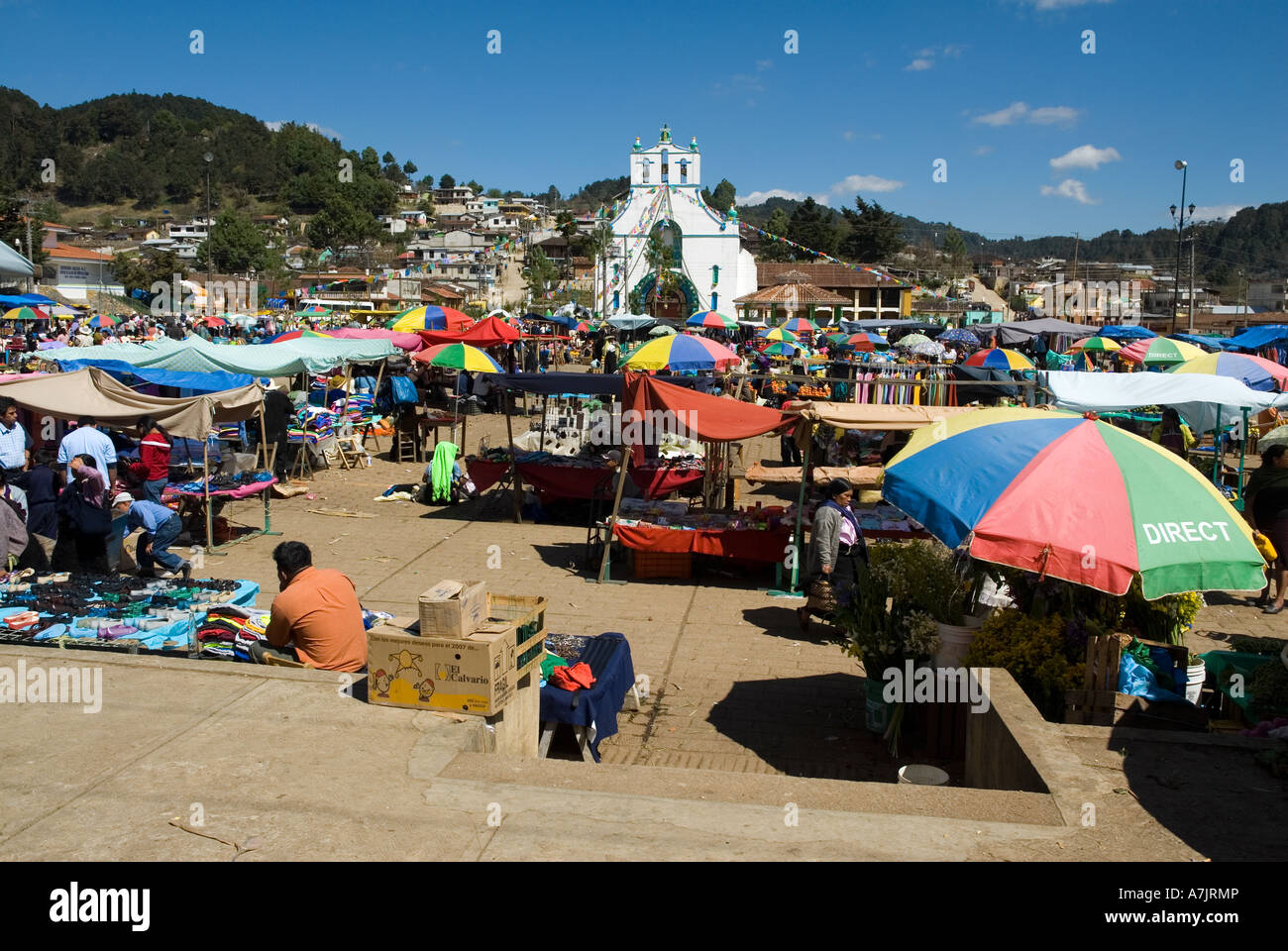 market in San Juan Chamula - Chiapas - Mexico Stock Photo - Alamy
