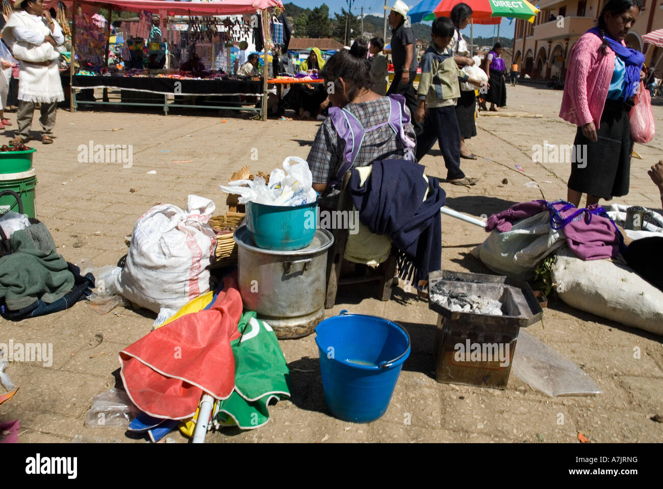 Chiapas - San Juan Chamula market - Mexico Stock Photo - Alamy